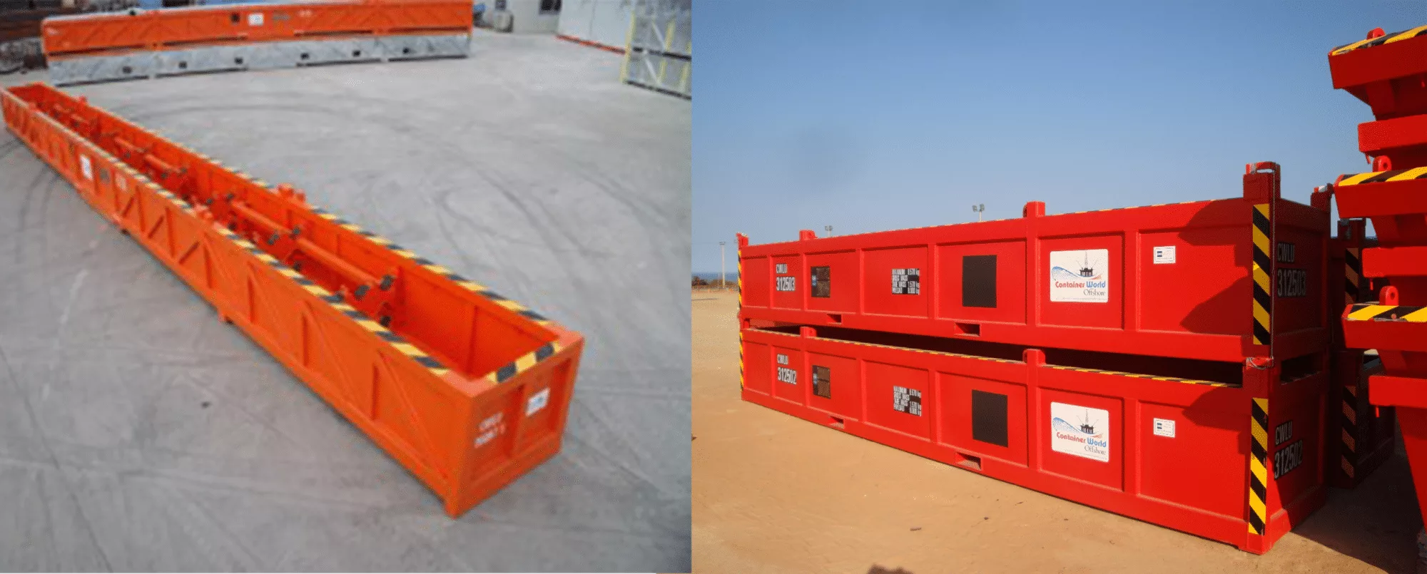Different types of offshore cargo baskets and their specifications ...